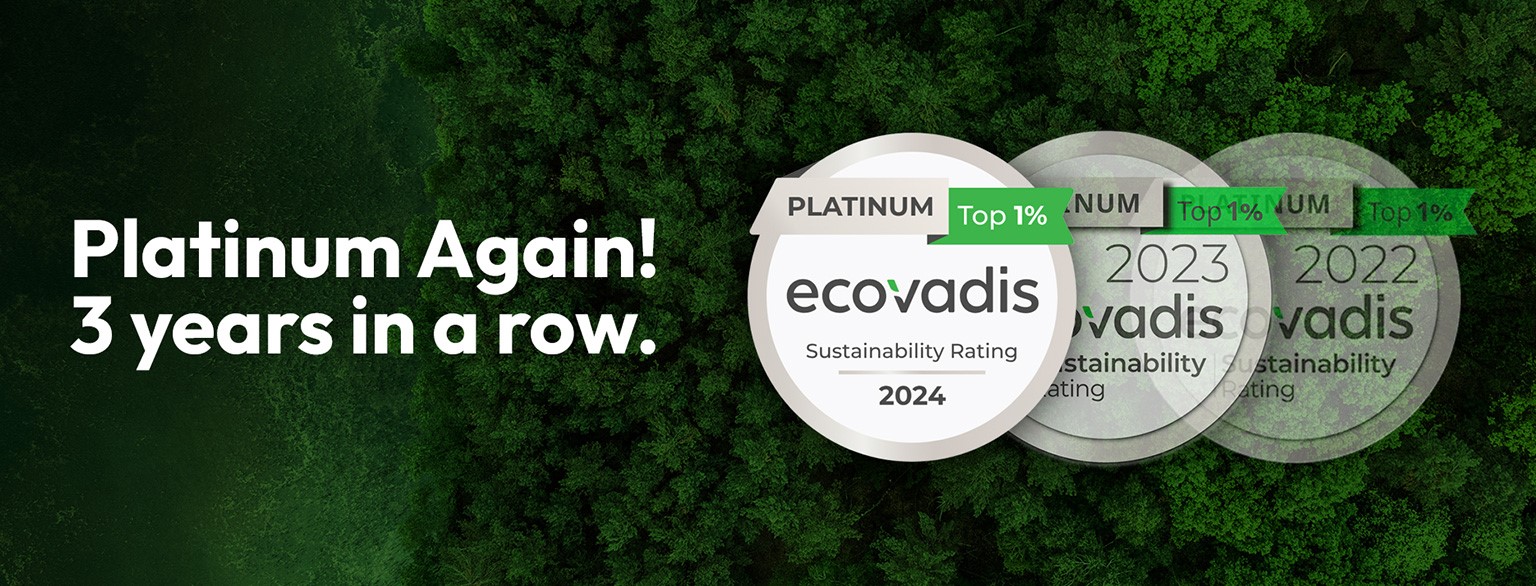 Geiger attains EcoVadis Platinum for 3rd year running! - Geiger UK